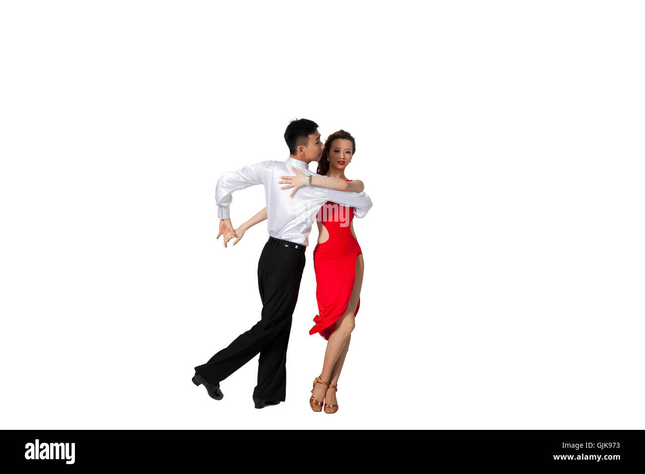 Tango dancers studio shot Stock Photo - Alamy