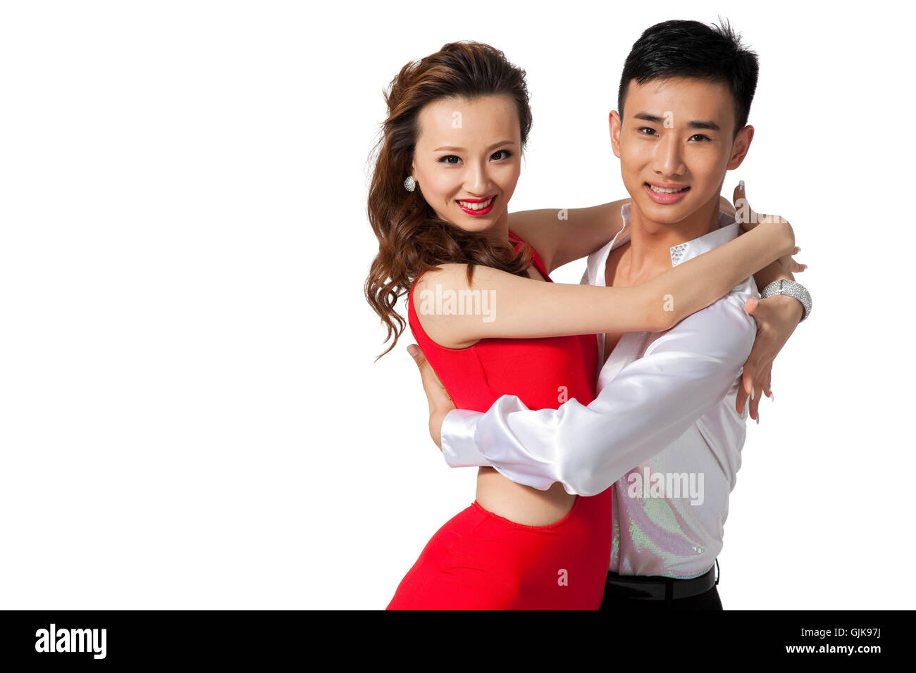 Tango dancers studio shot Stock Photo - Alamy
