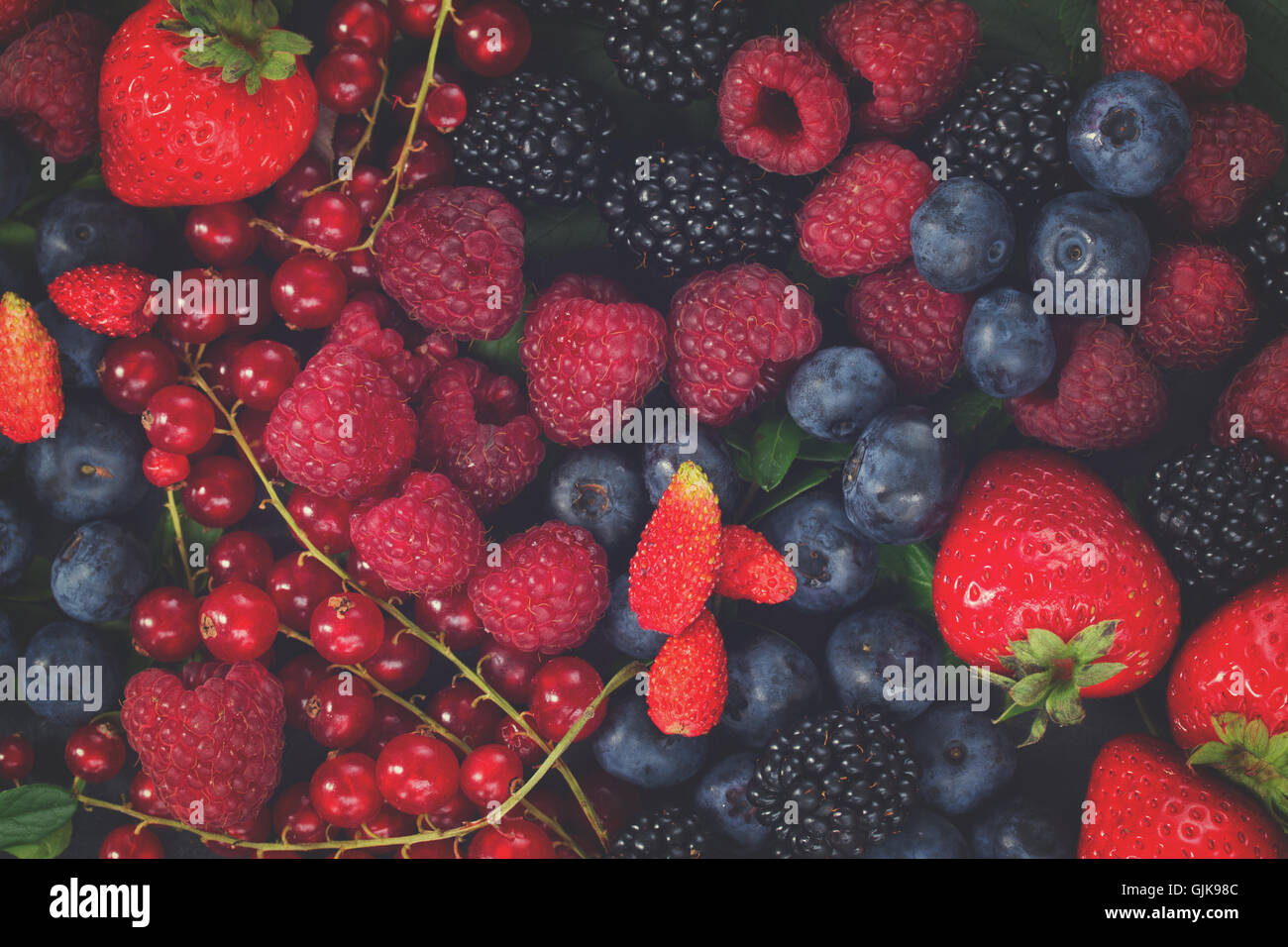 ripe of fresh berries Stock Photo - Alamy