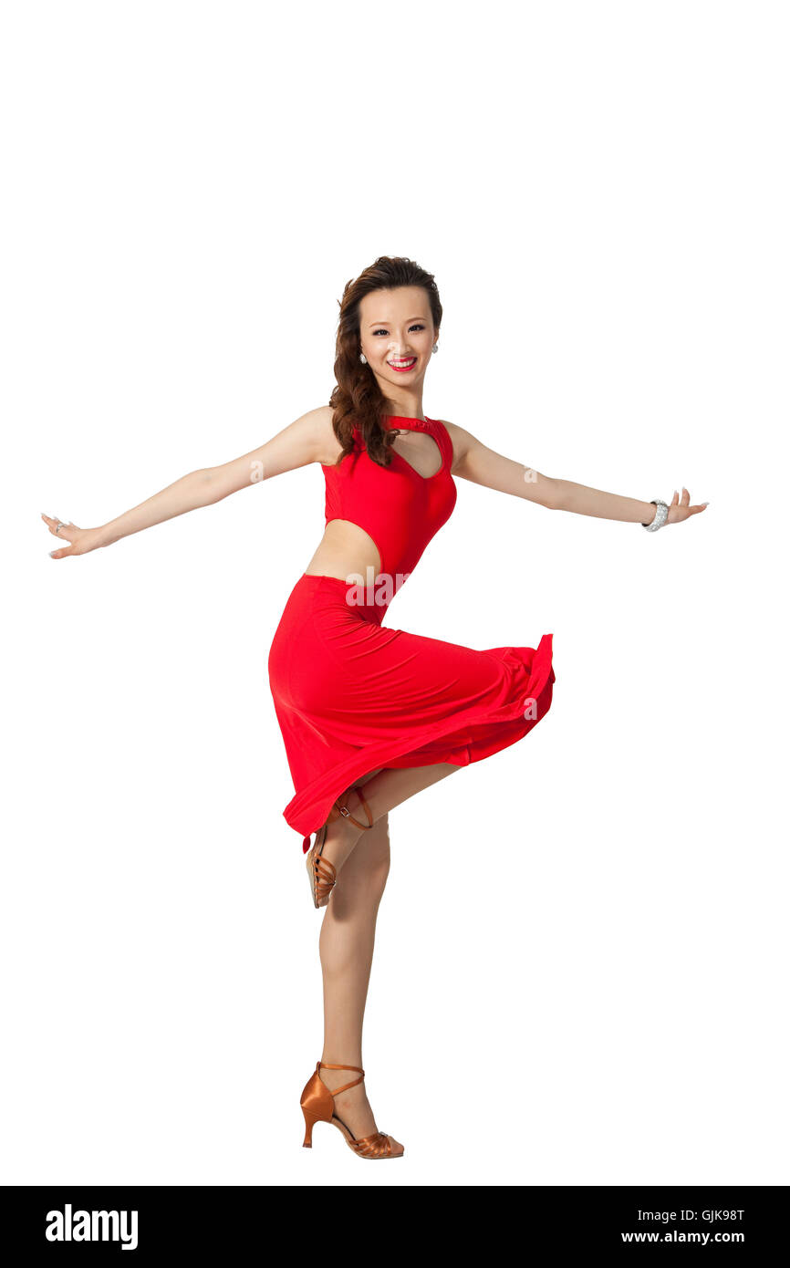 Tango dancers studio shot Stock Photo - Alamy