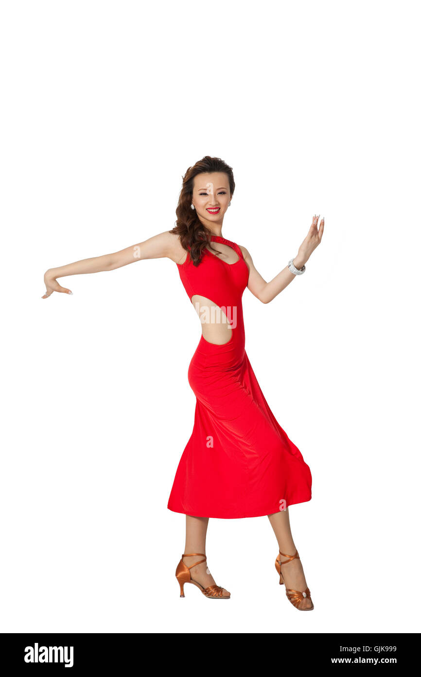 Tango dancers studio shot Stock Photo - Alamy