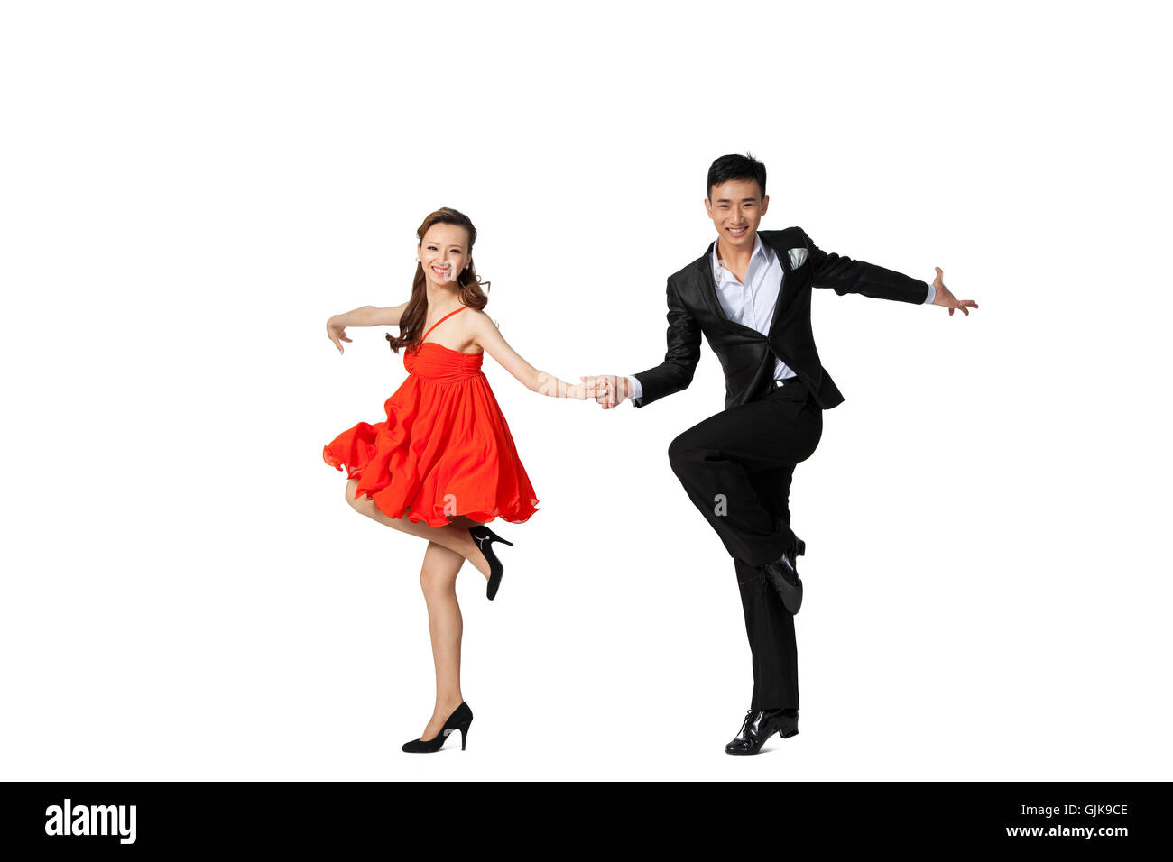 Tango dancers studio shot Stock Photo - Alamy