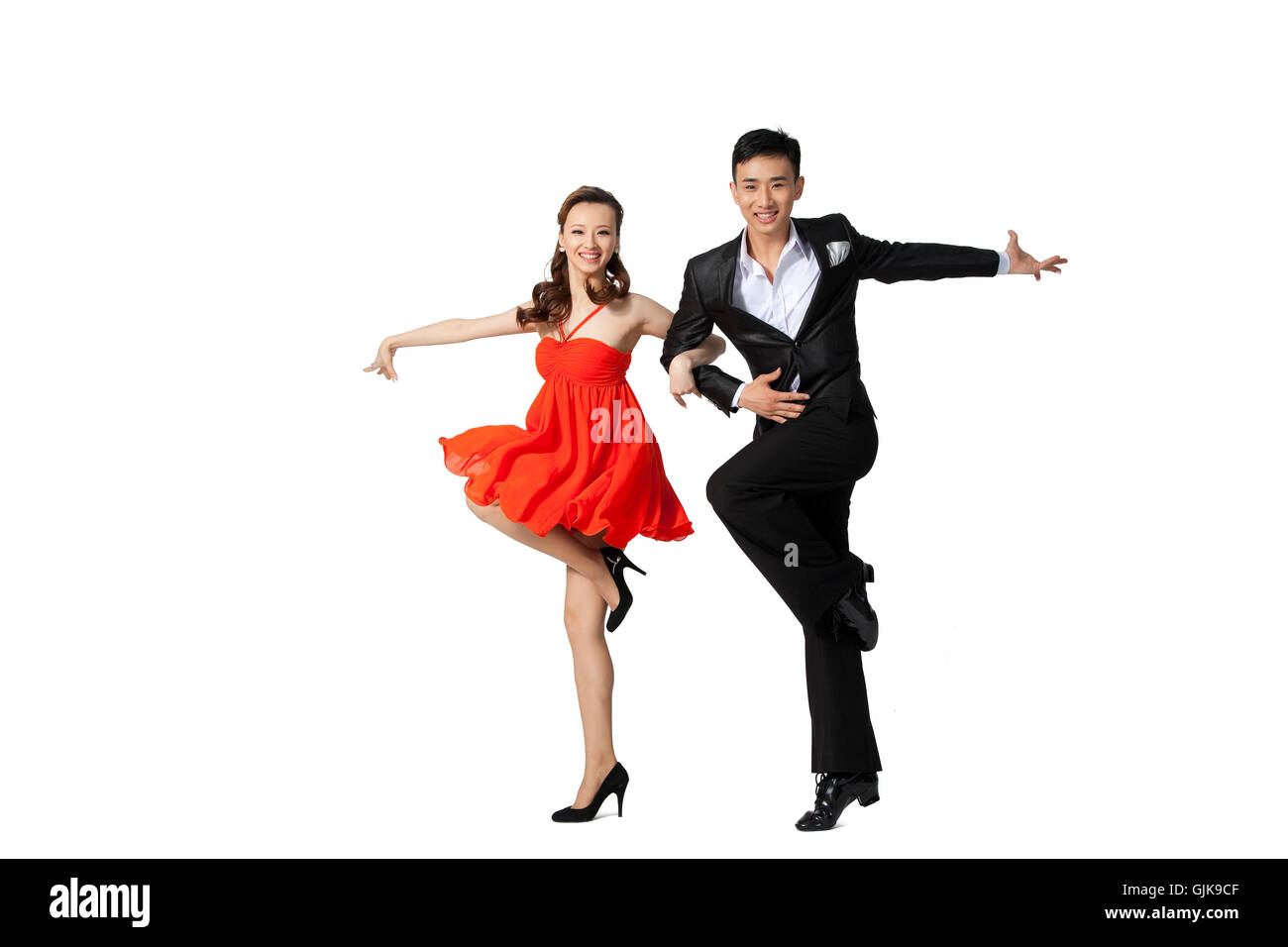 Tango dancers studio shot Stock Photo - Alamy