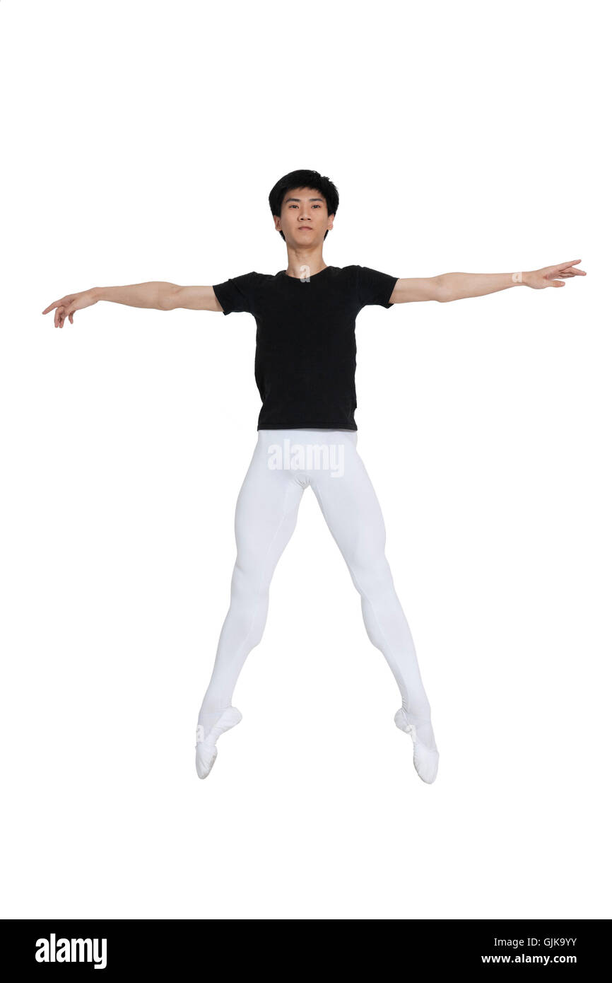 Studio shot ballet man Stock Photo - Alamy