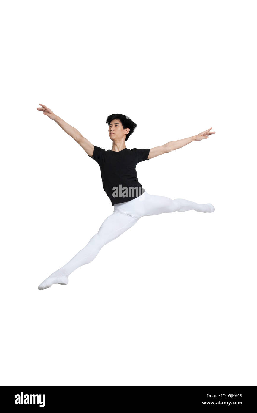 Studio shot ballet man Stock Photo - Alamy