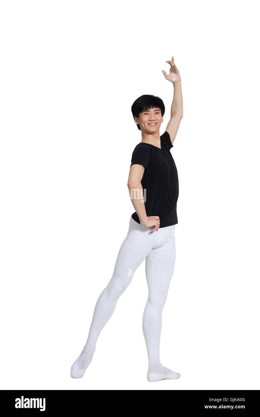 Studio shot ballet man Stock Photo - Alamy