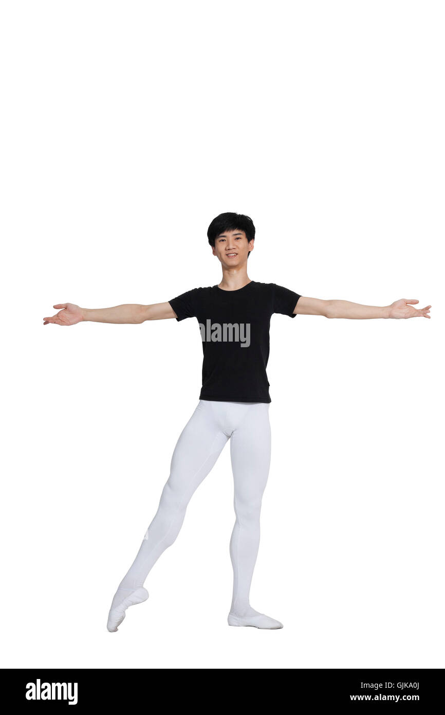 Studio shot ballet man Stock Photo - Alamy