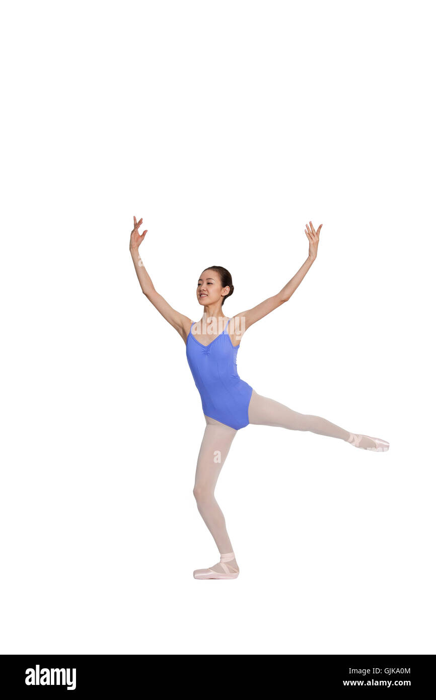 Ballet studio shot woman Stock Photo - Alamy