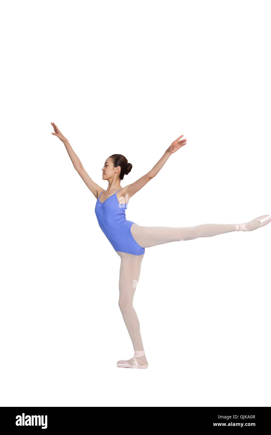 Ballet studio shot woman Stock Photo - Alamy