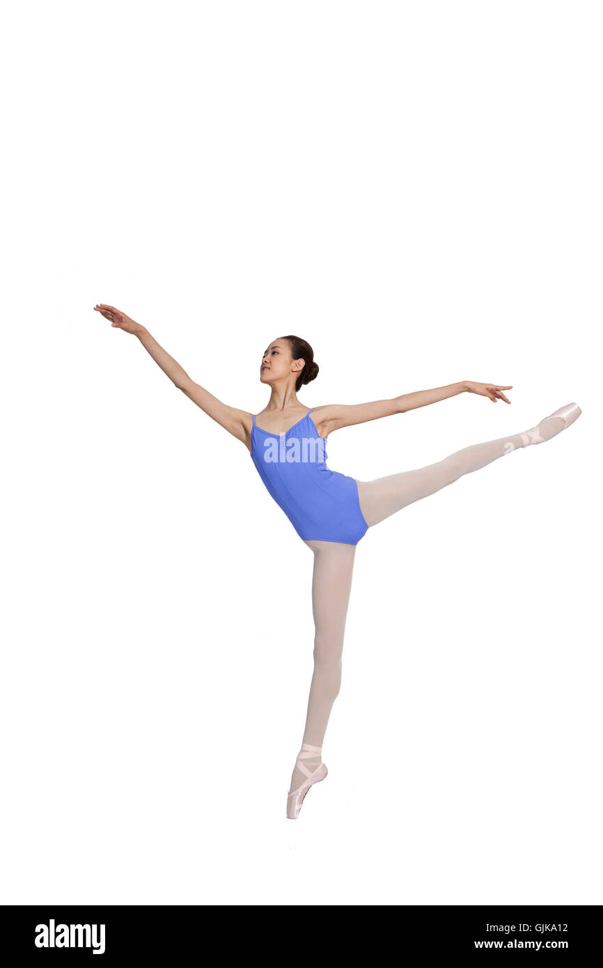 Ballet studio shot woman Stock Photo - Alamy