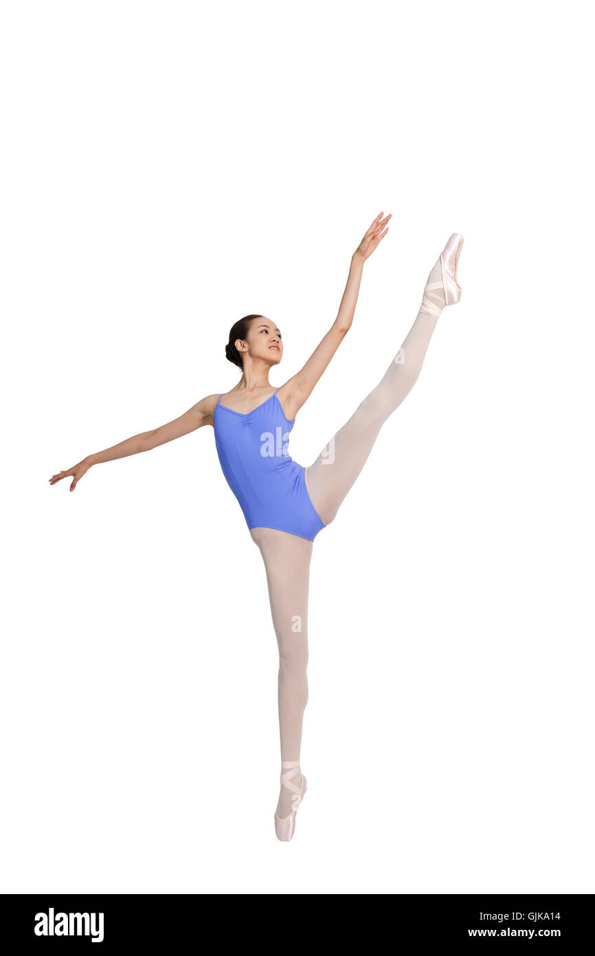 Ballet studio shot woman Stock Photo - Alamy