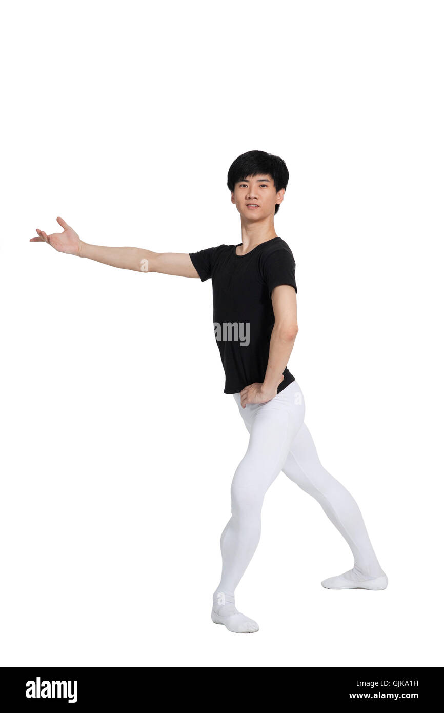 Studio shot ballet man Stock Photo - Alamy