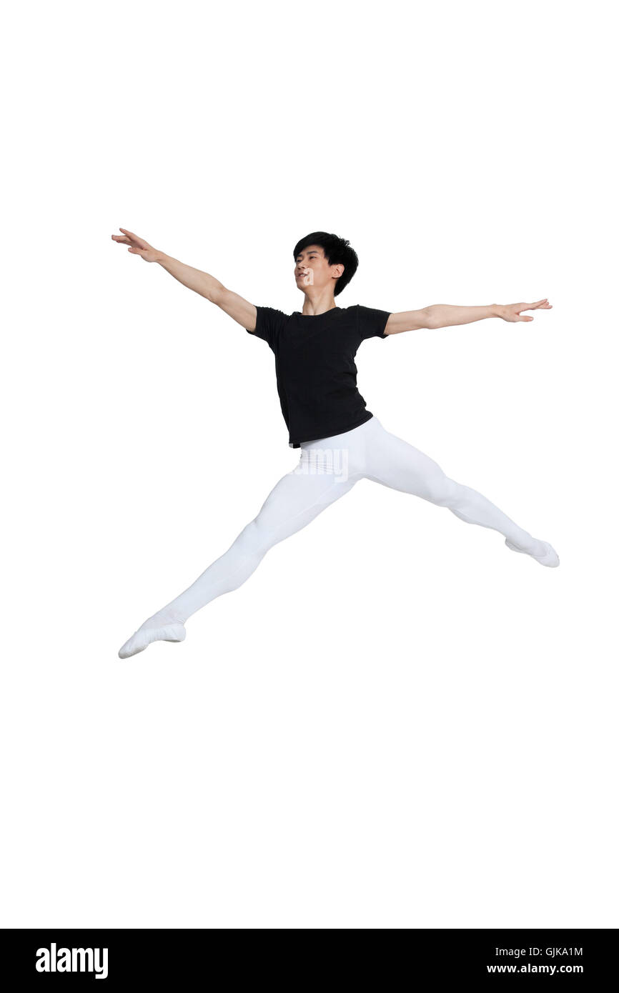 Studio shot ballet man Stock Photo - Alamy