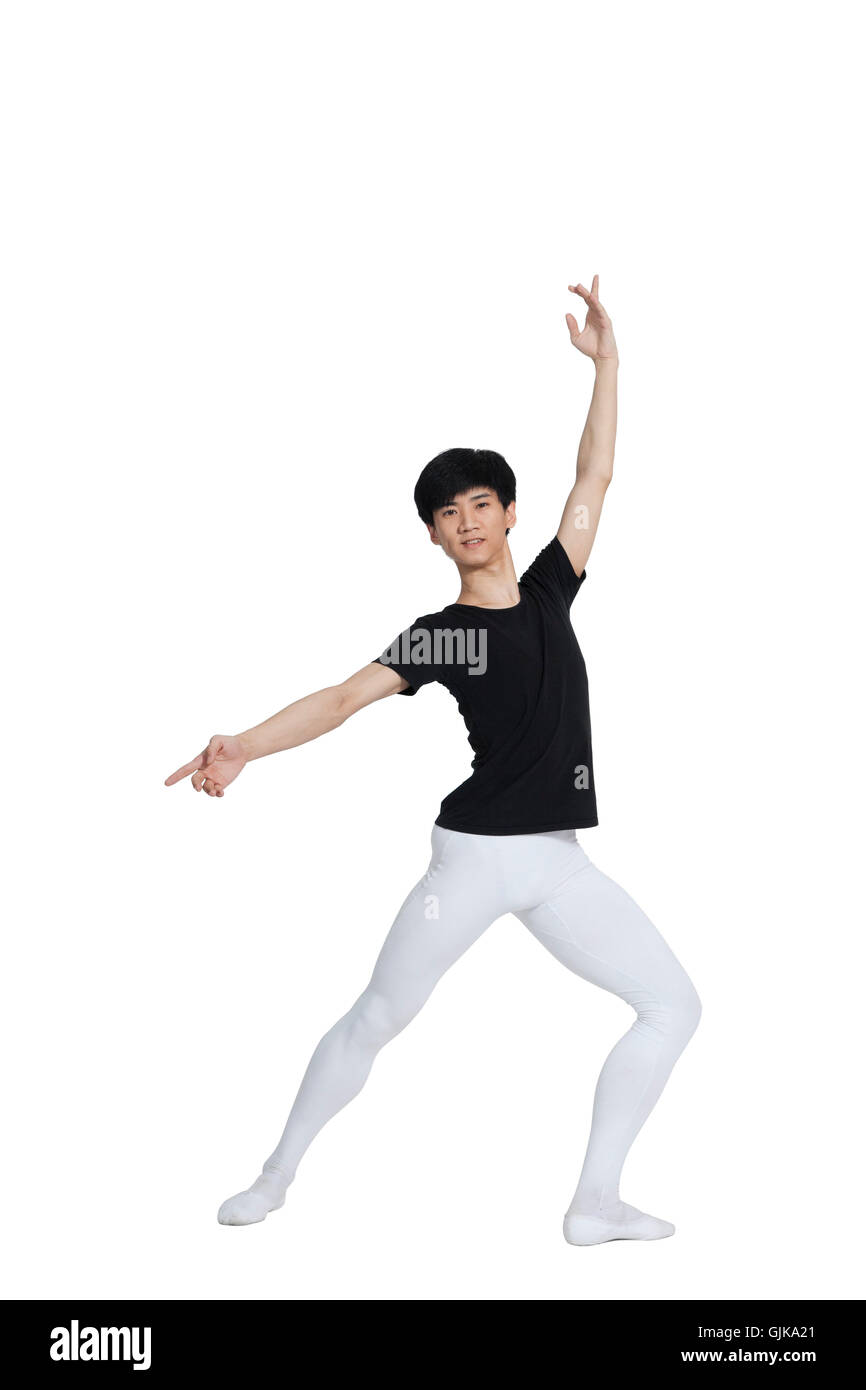 Studio shot ballet man Stock Photo - Alamy