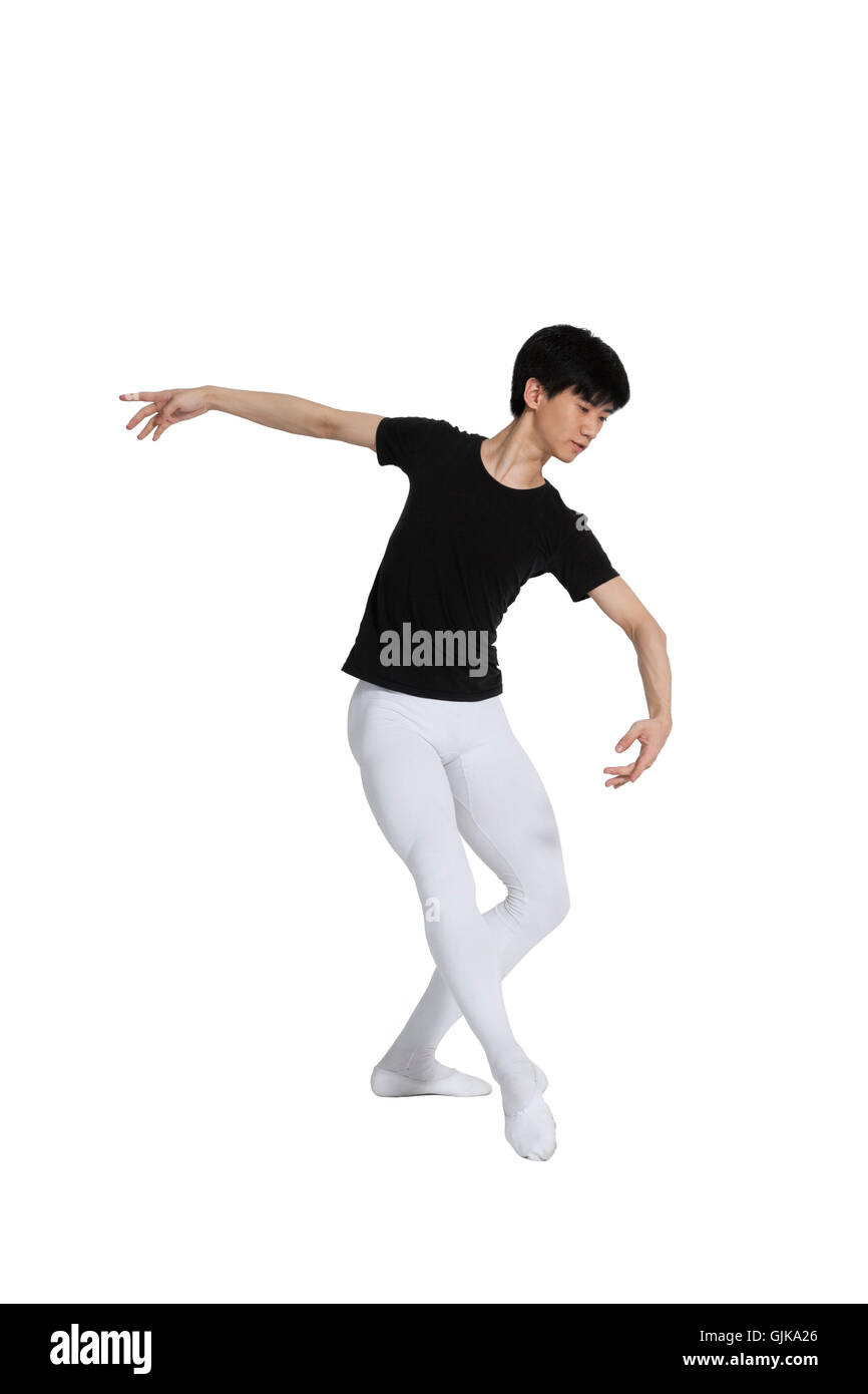 Studio shot ballet man Stock Photo - Alamy