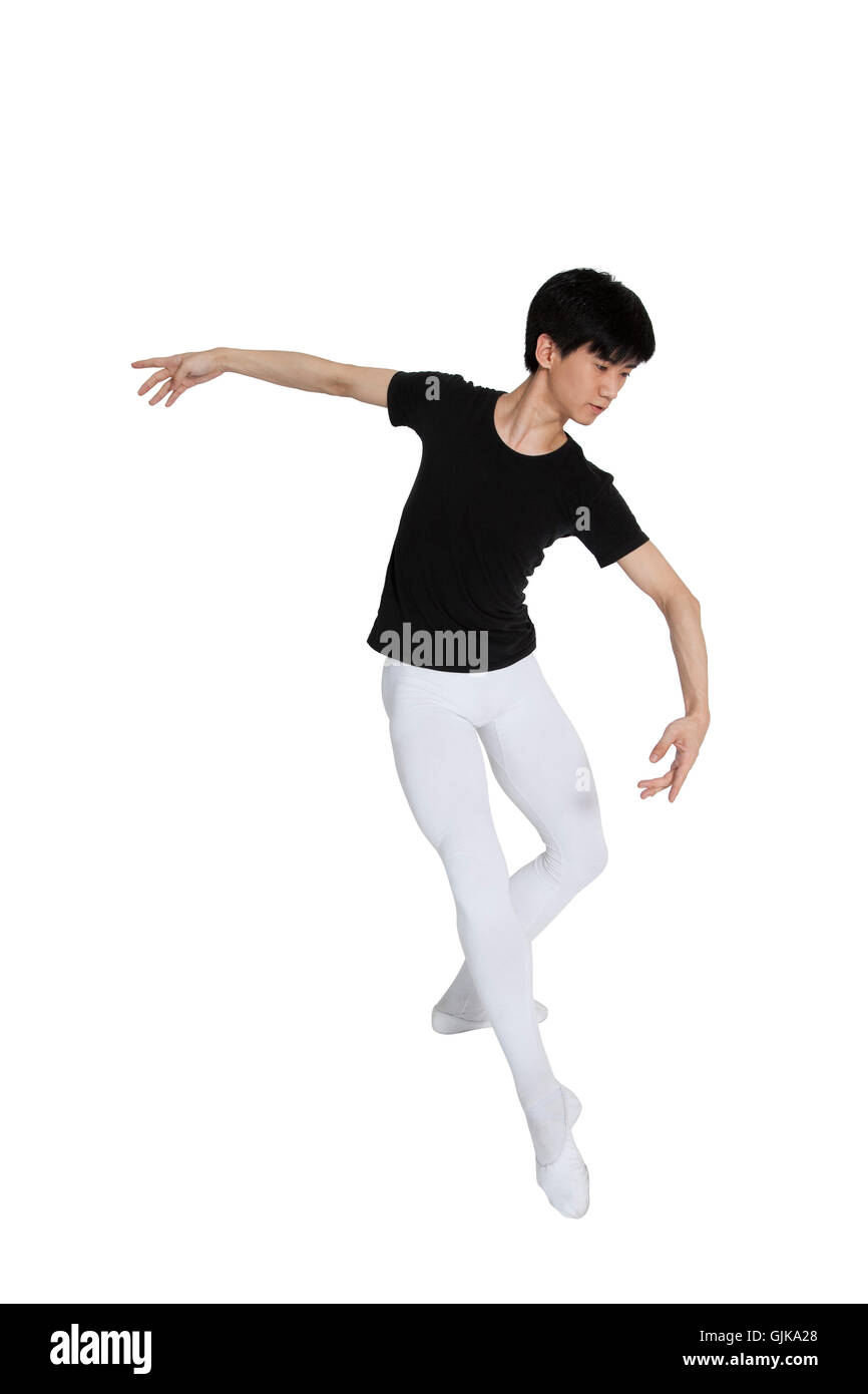 Studio shot ballet man Stock Photo - Alamy