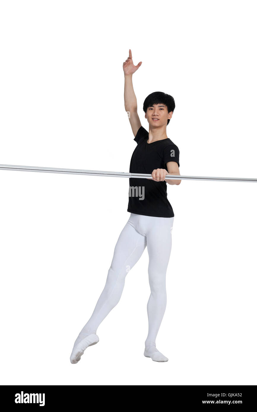 Studio shot ballet man Stock Photo - Alamy