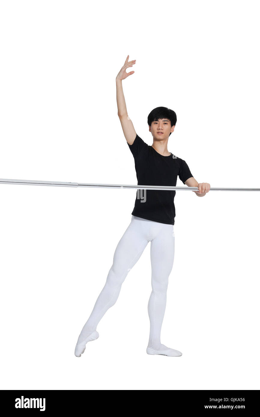 Studio shot ballet man Stock Photo - Alamy
