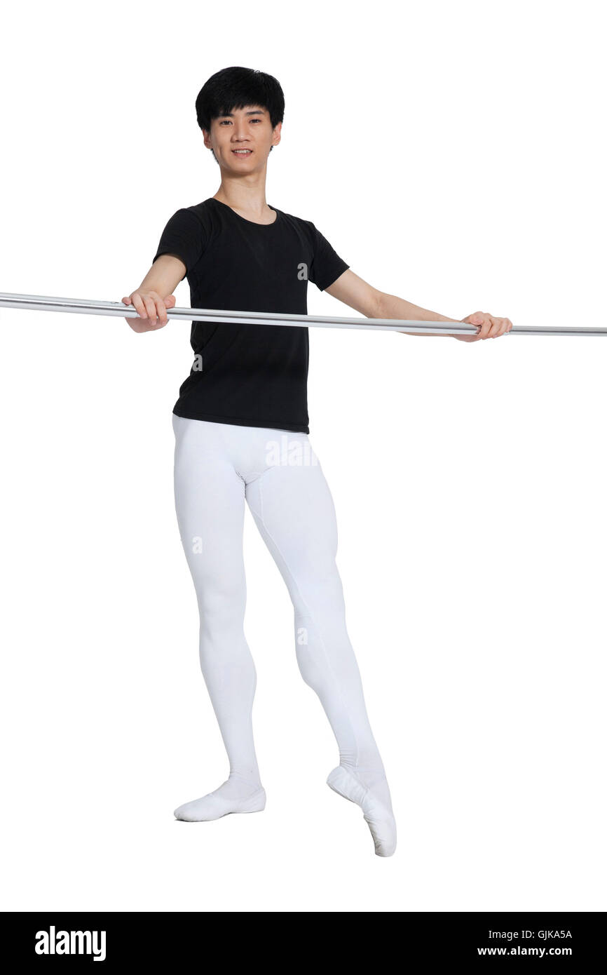 Studio shot ballet man Stock Photo - Alamy