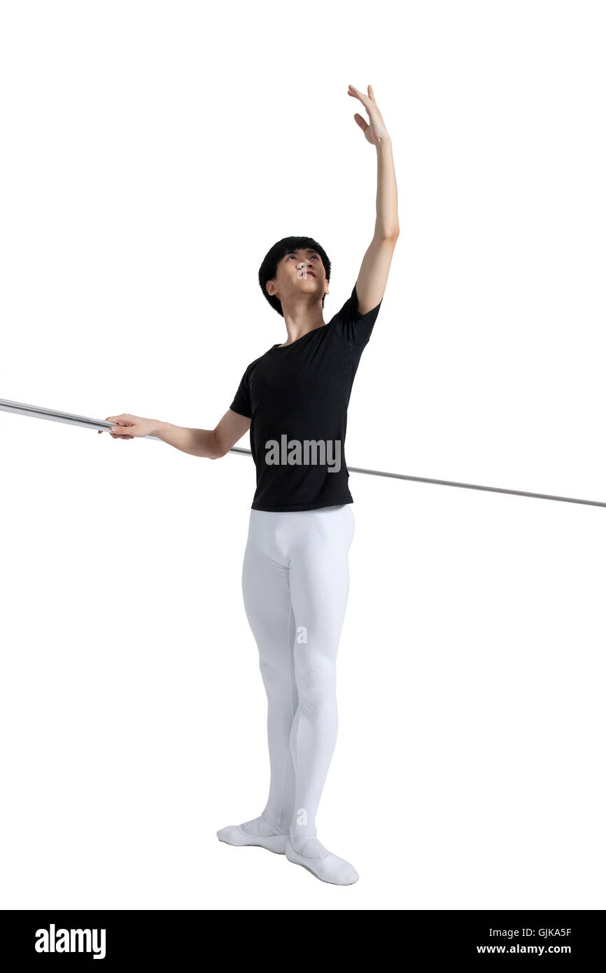 Studio shot ballet man Stock Photo - Alamy