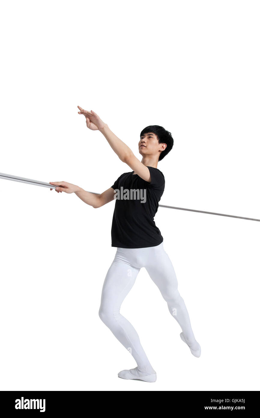 Studio shot ballet man Stock Photo - Alamy