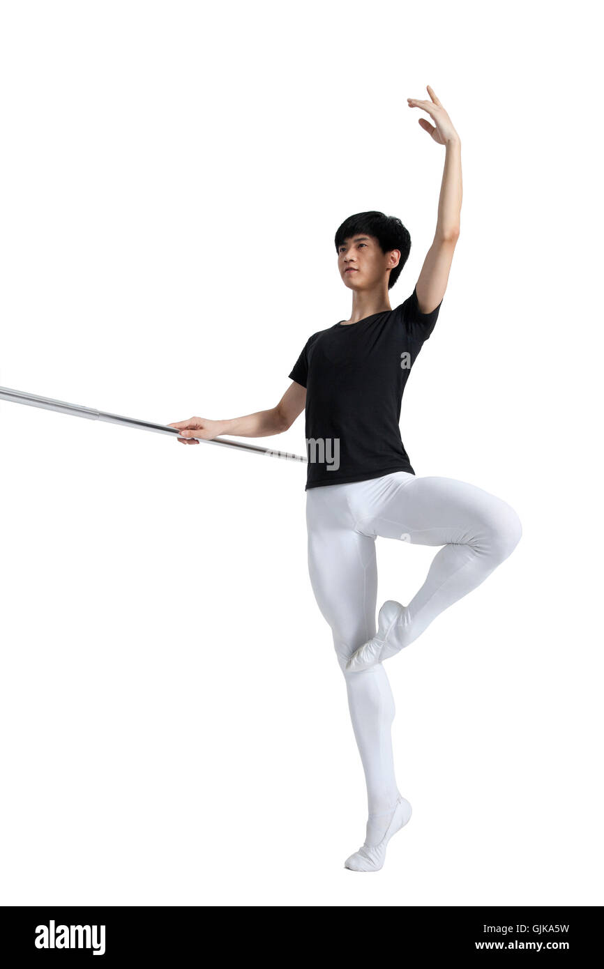 Studio shot ballet man Stock Photo - Alamy