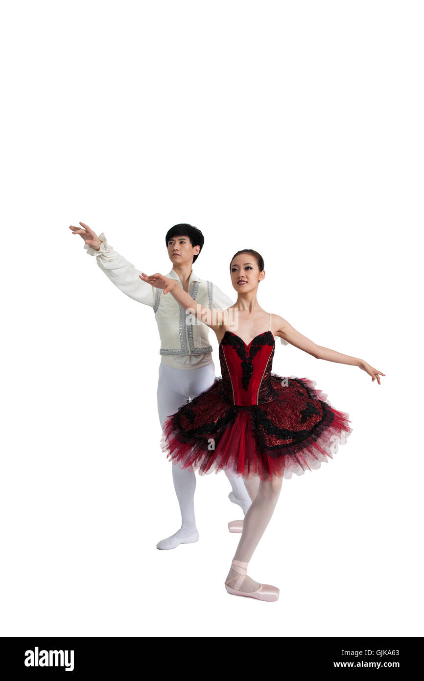 Double ballet studio shot hi-res stock photography and images - Alamy