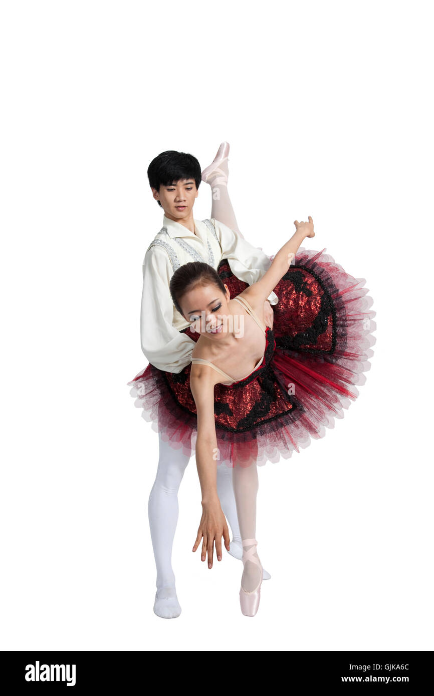Double ballet studio shot Stock Photo - Alamy
