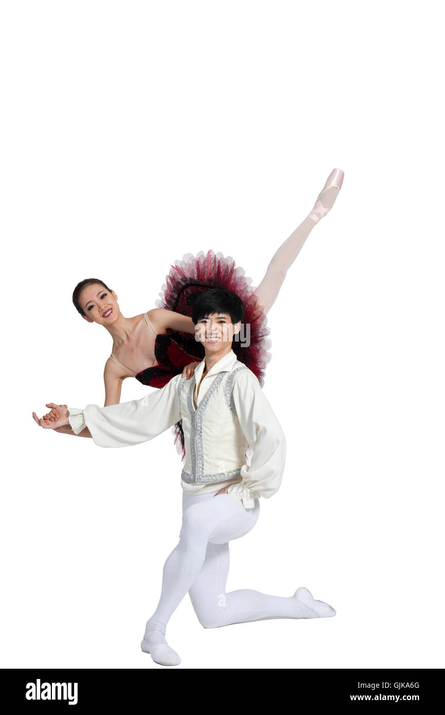 Double ballet studio shot hi-res stock photography and images - Alamy