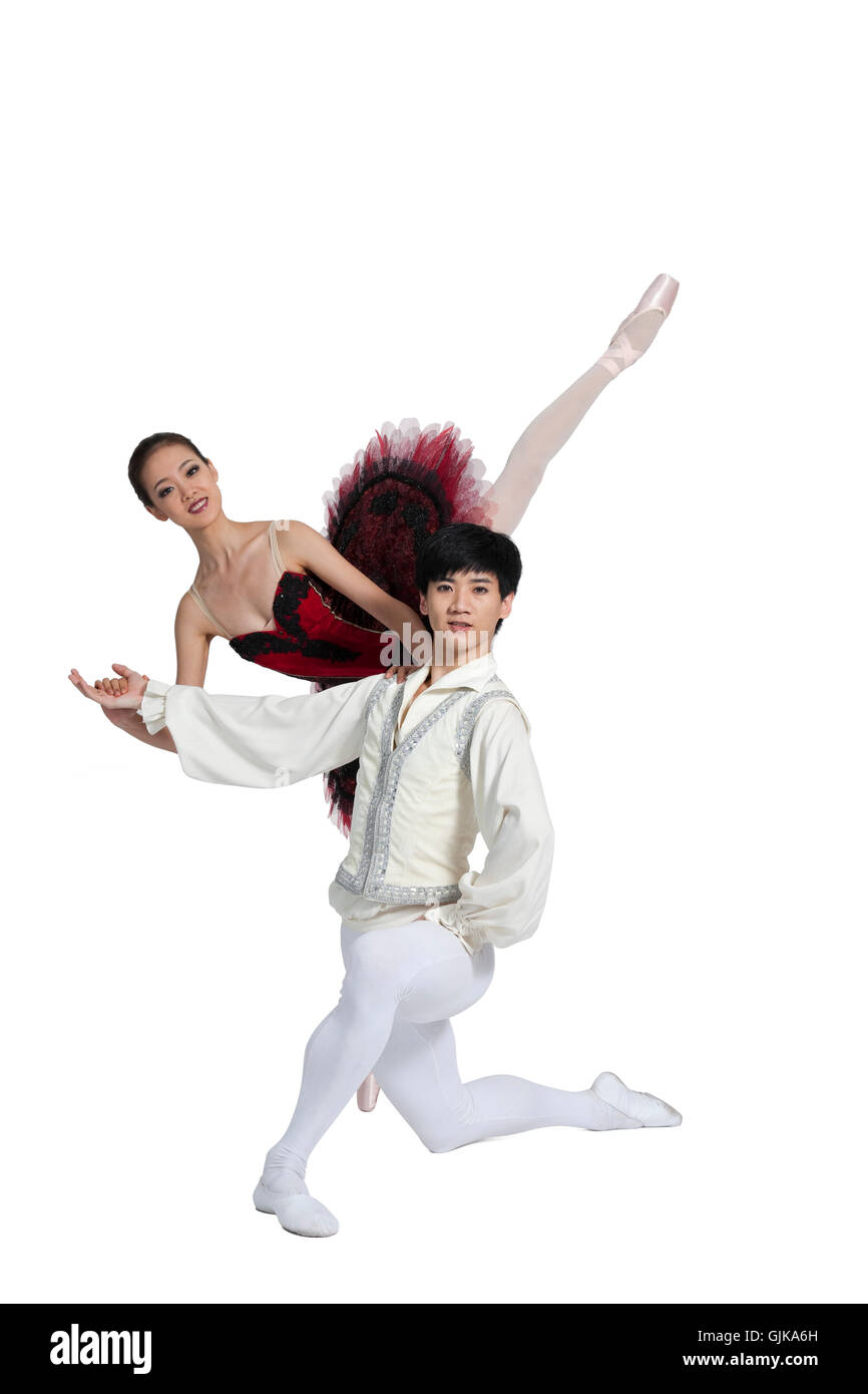 Double ballet studio shot hi-res stock photography and images - Alamy