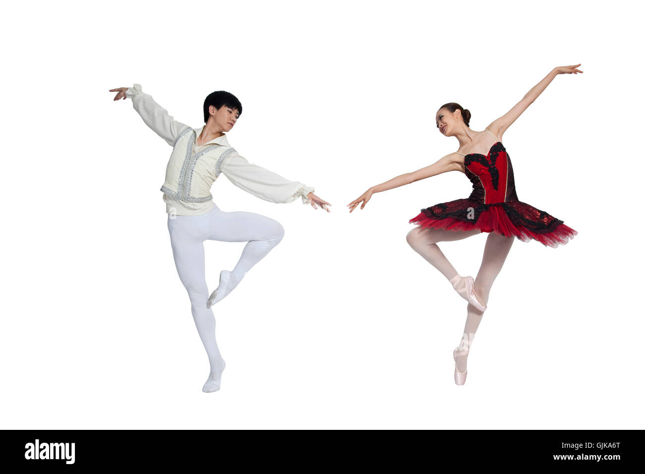 Double ballet studio shot hi-res stock photography and images - Alamy