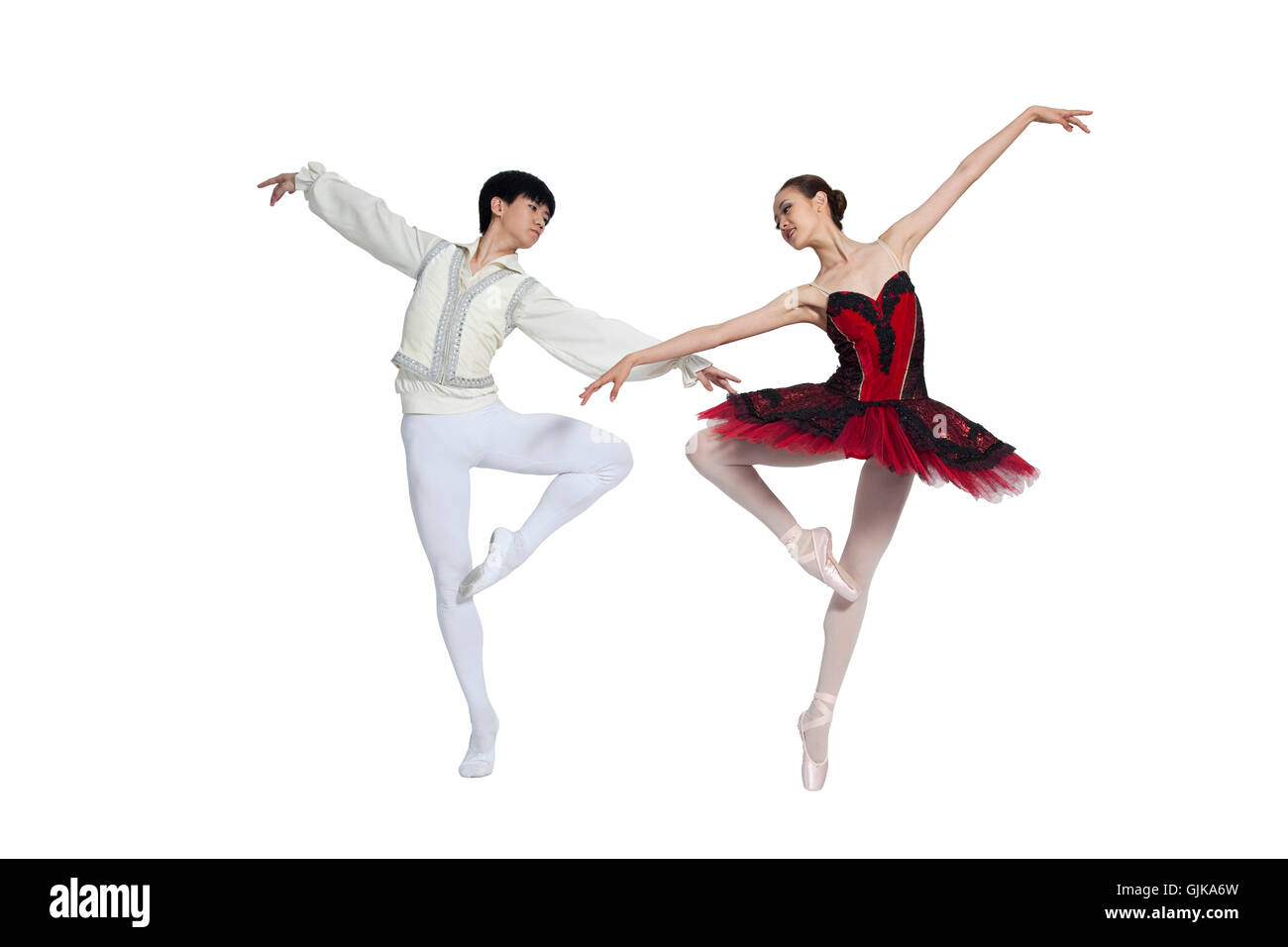 Double ballet studio shot hi-res stock photography and images - Alamy