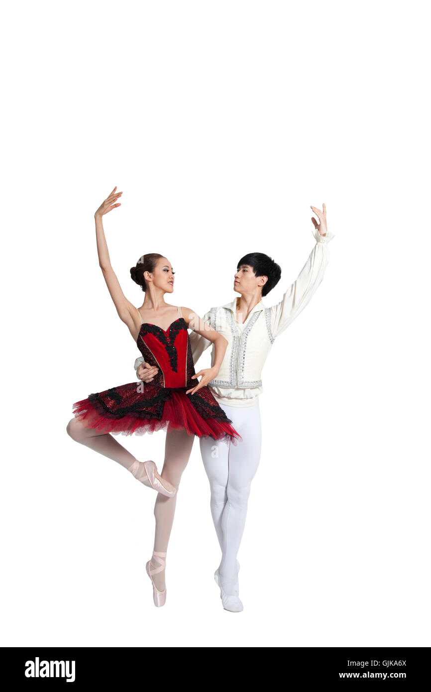 Double ballet studio shot hi-res stock photography and images - Alamy