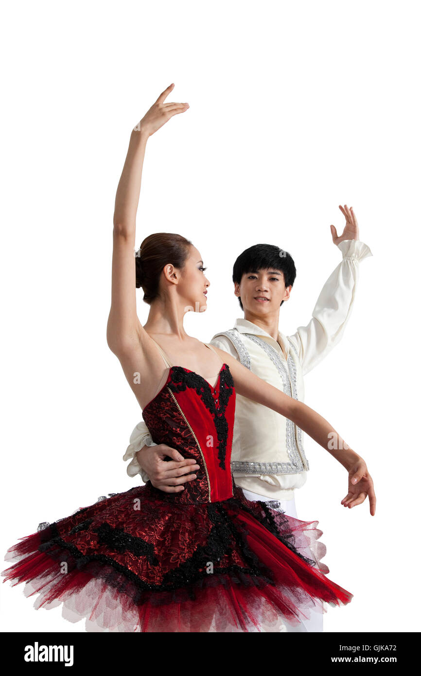 Double ballet studio shot hi-res stock photography and images - Alamy