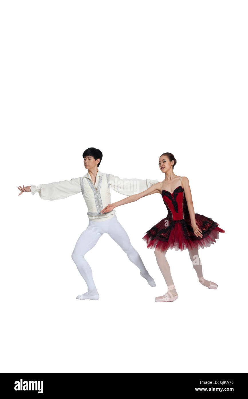 Double ballet studio shot hi-res stock photography and images - Alamy