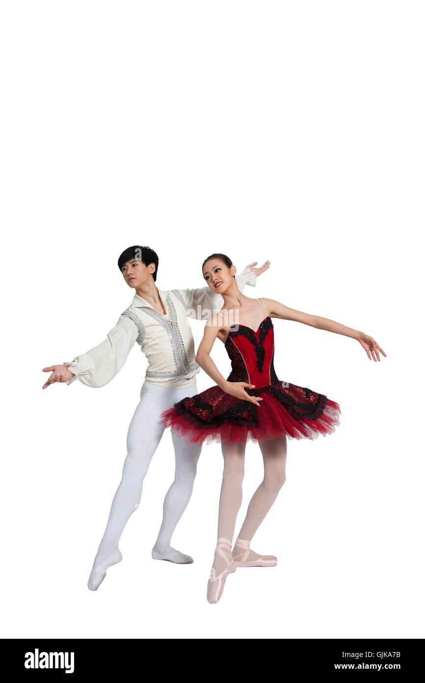 Double ballet studio shot hi-res stock photography and images - Alamy