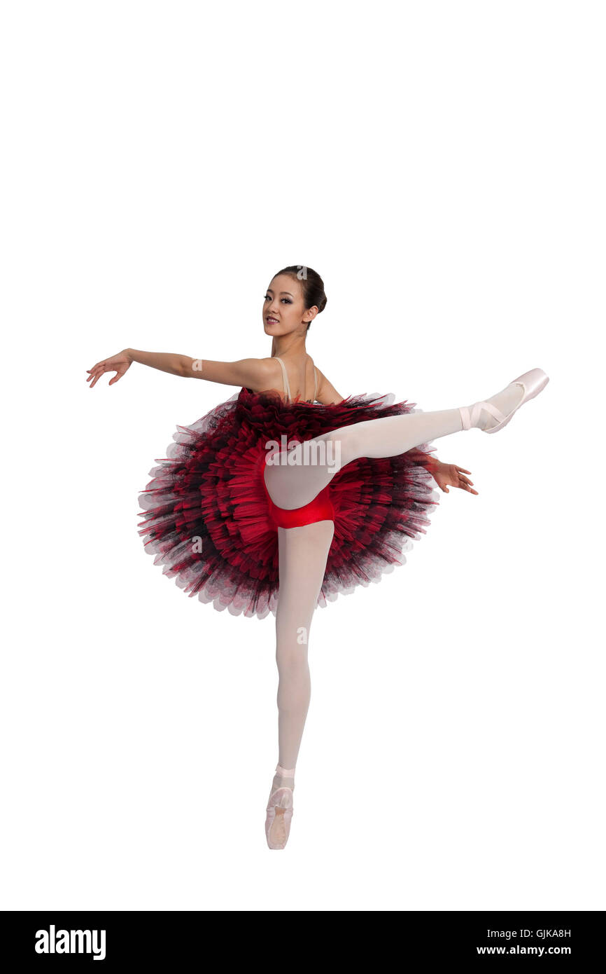 Ballet studio shot woman Stock Photo - Alamy