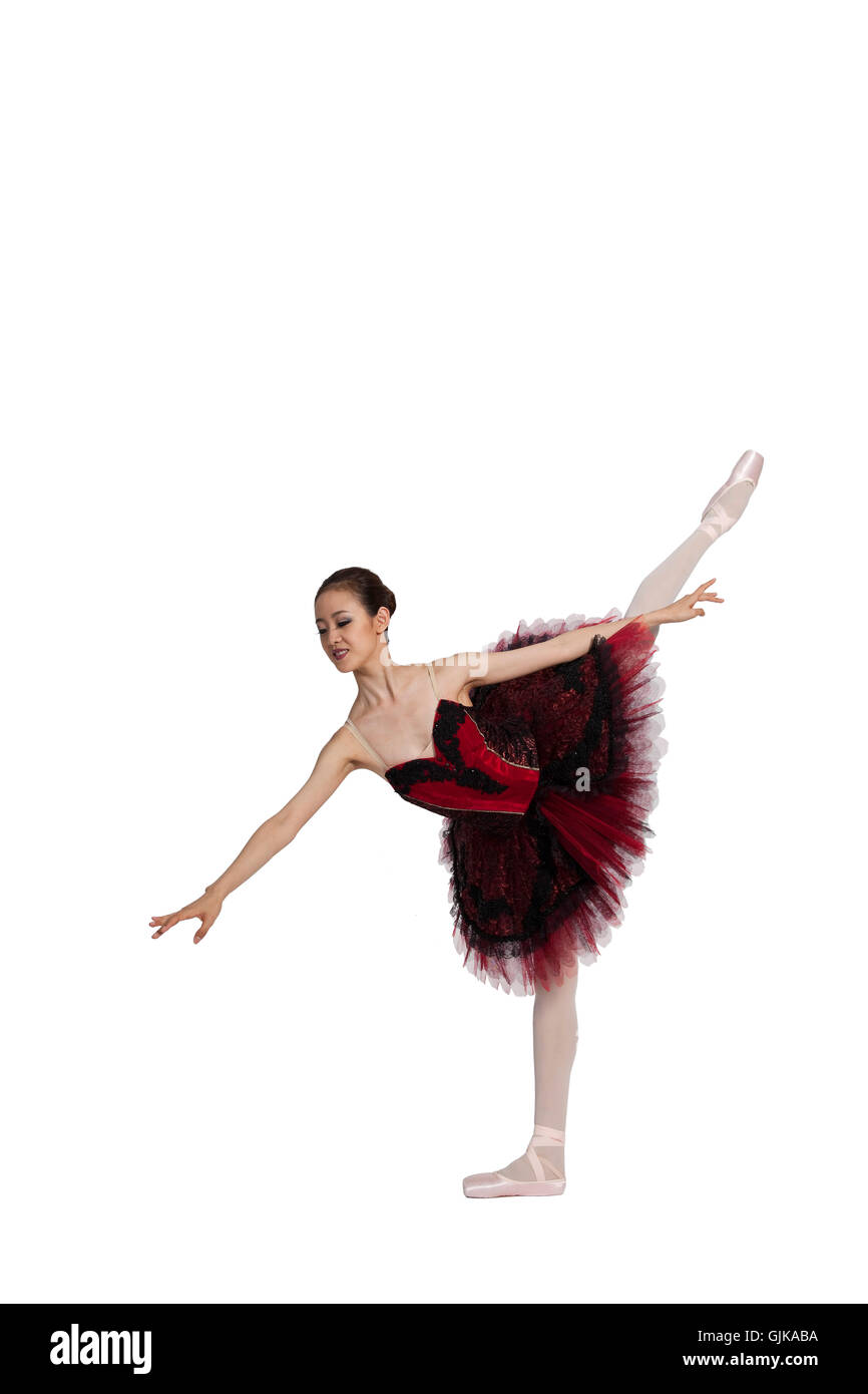 Ballet studio shot woman Stock Photo - Alamy