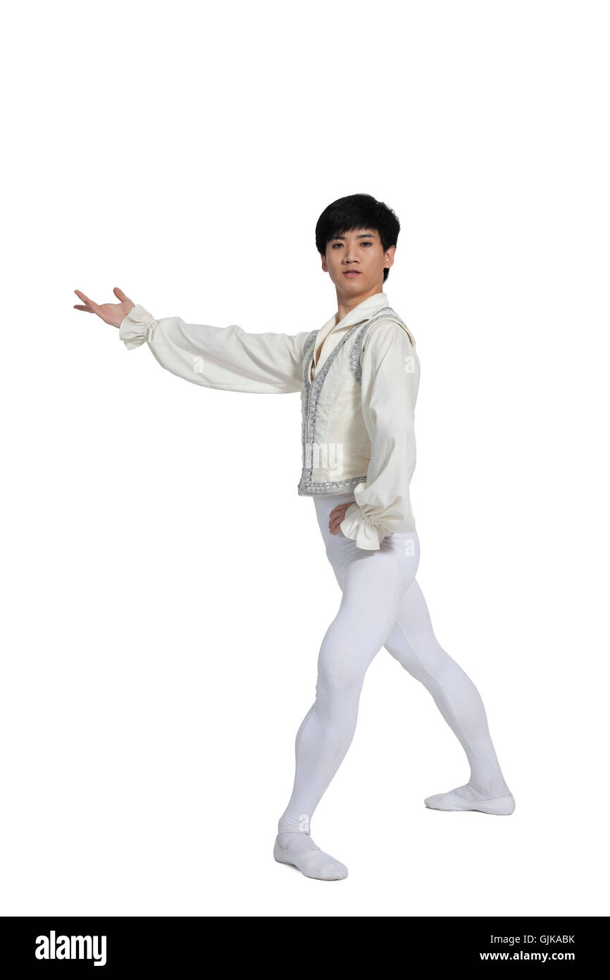Studio shot ballet man Stock Photo - Alamy