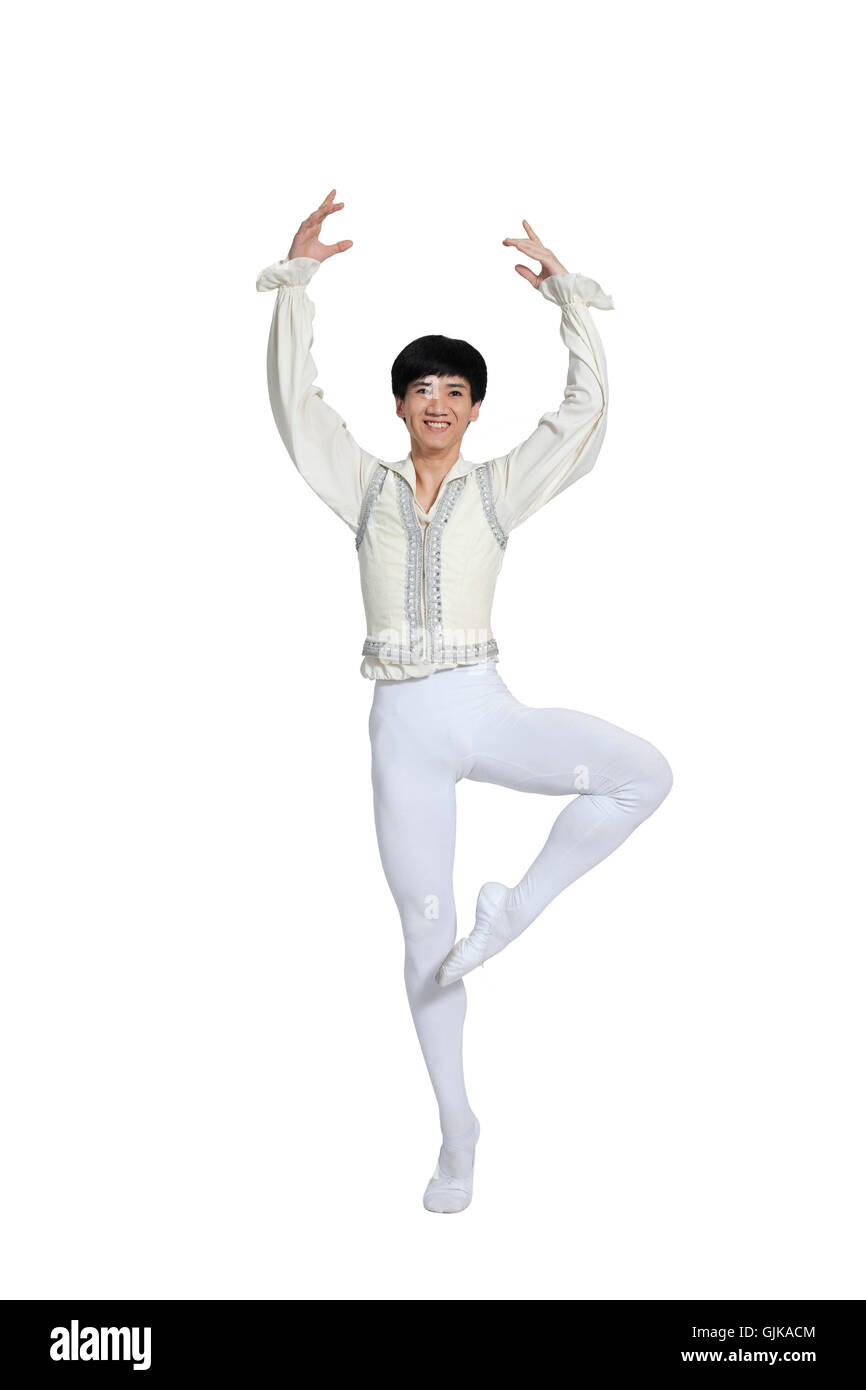 Studio shot ballet man Stock Photo - Alamy