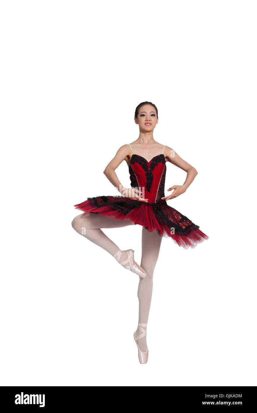 Ballet studio shot woman Stock Photo - Alamy