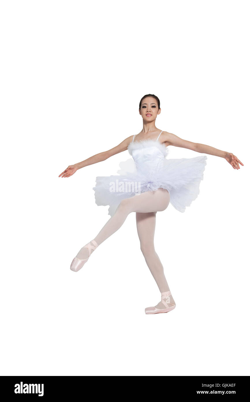 Ballet studio shot woman Stock Photo - Alamy