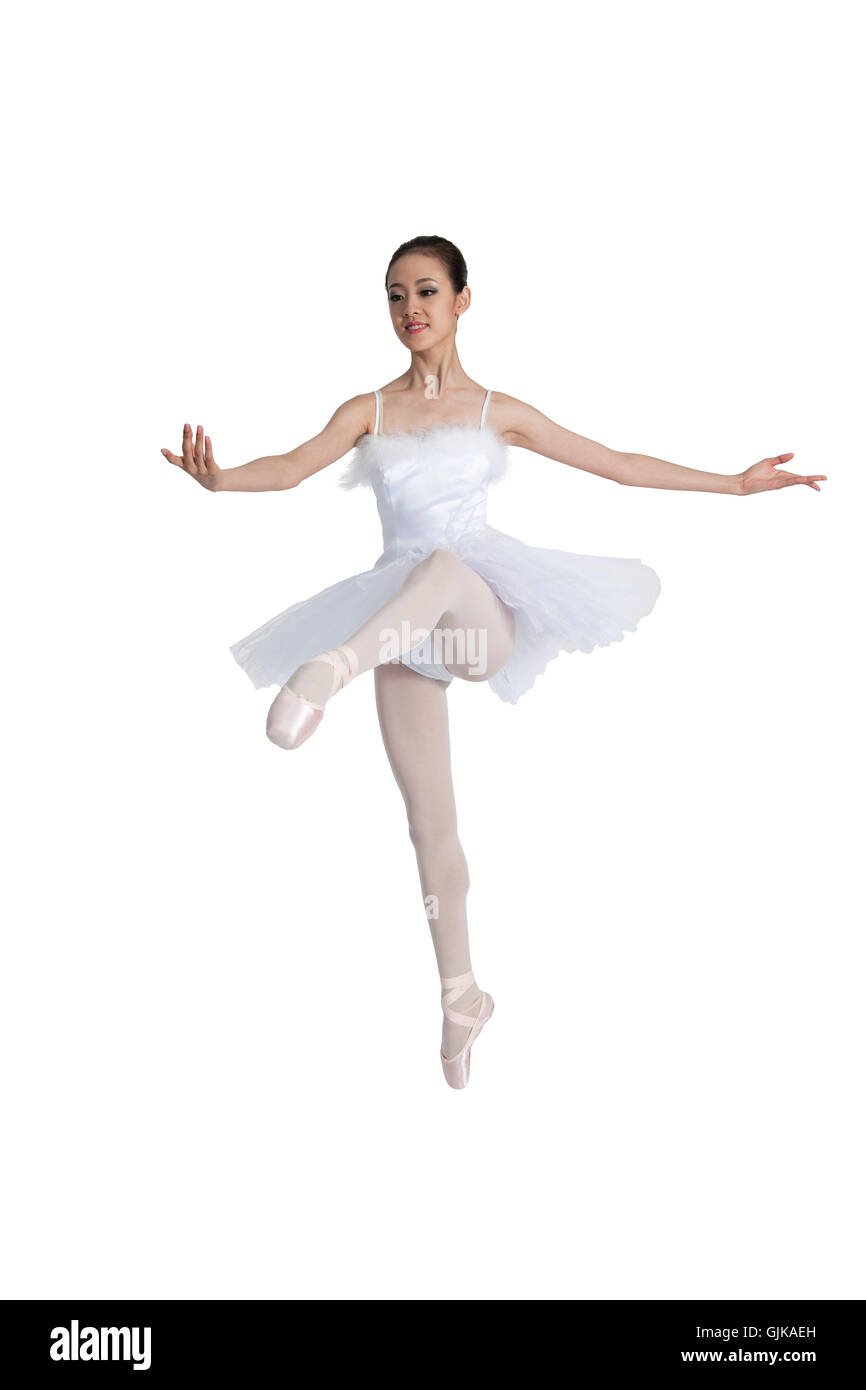 Ballet studio shot woman Stock Photo - Alamy