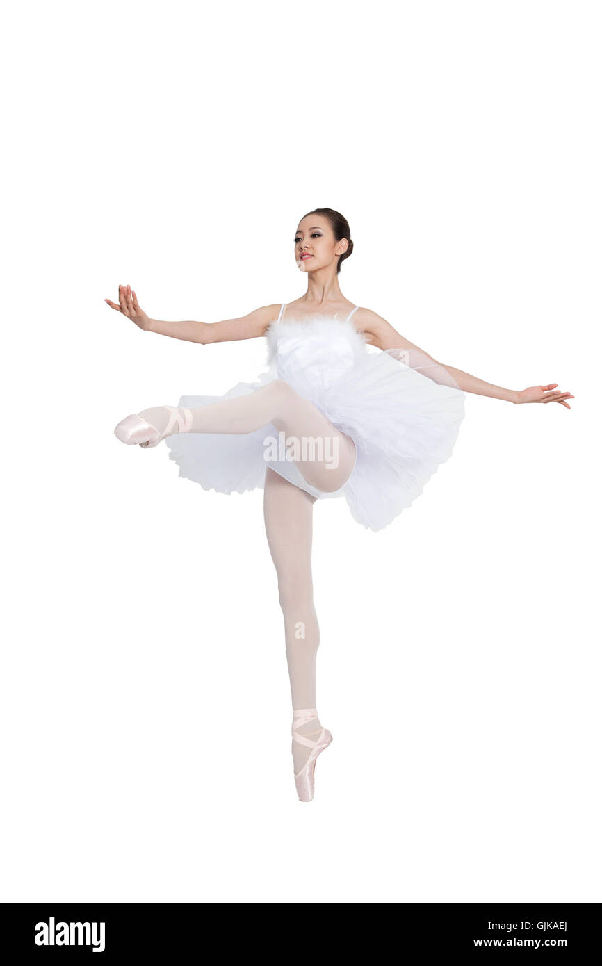 Ballet studio shot woman Stock Photo - Alamy