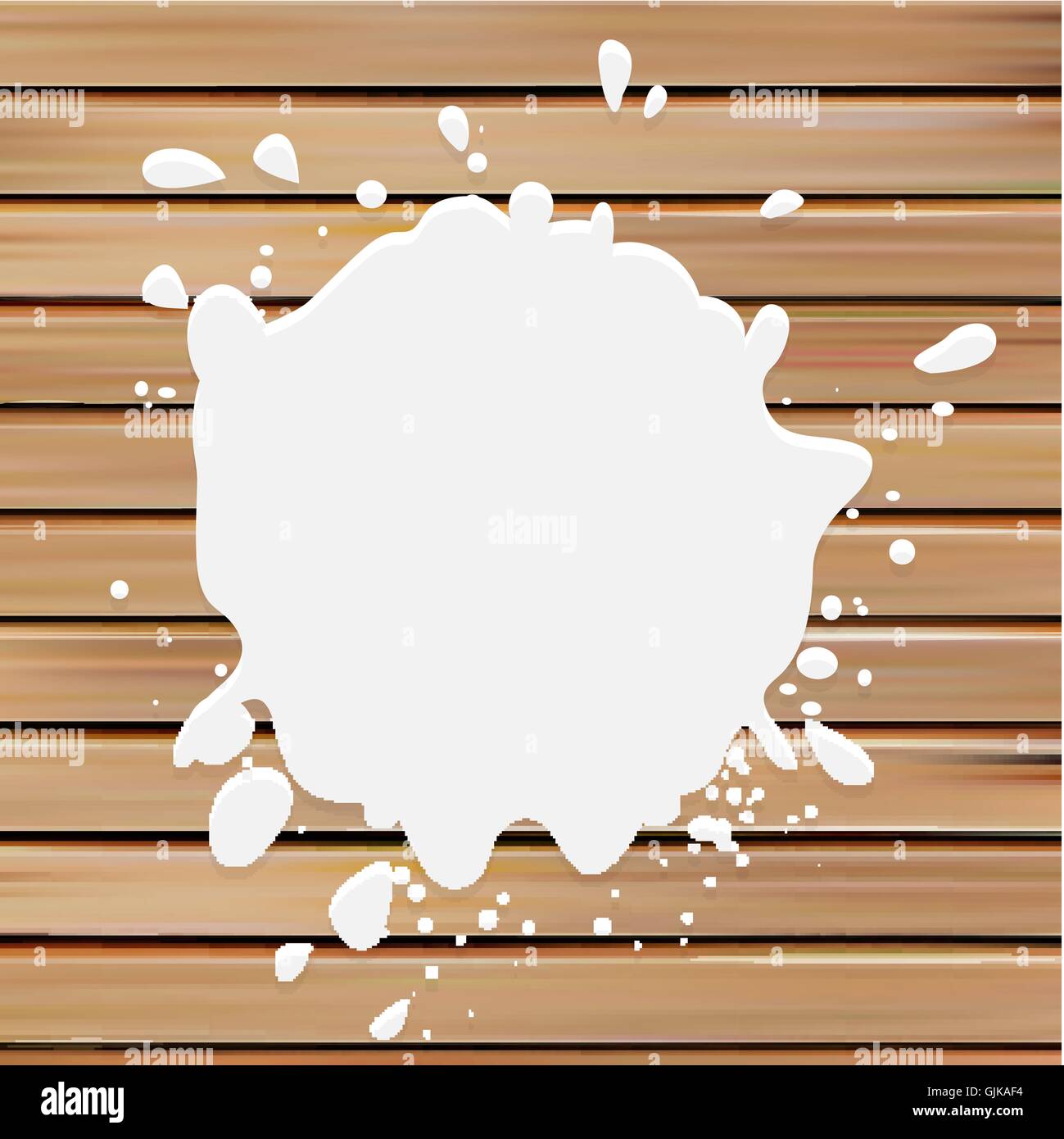 Isolated white color blotch vector logo. Milk logotype. Paint stain ...