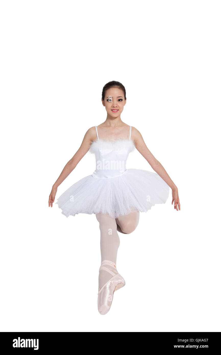 Ballet studio shot woman Stock Photo - Alamy