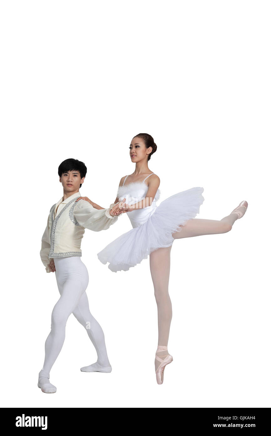 Double ballet studio shot Stock Photo - Alamy