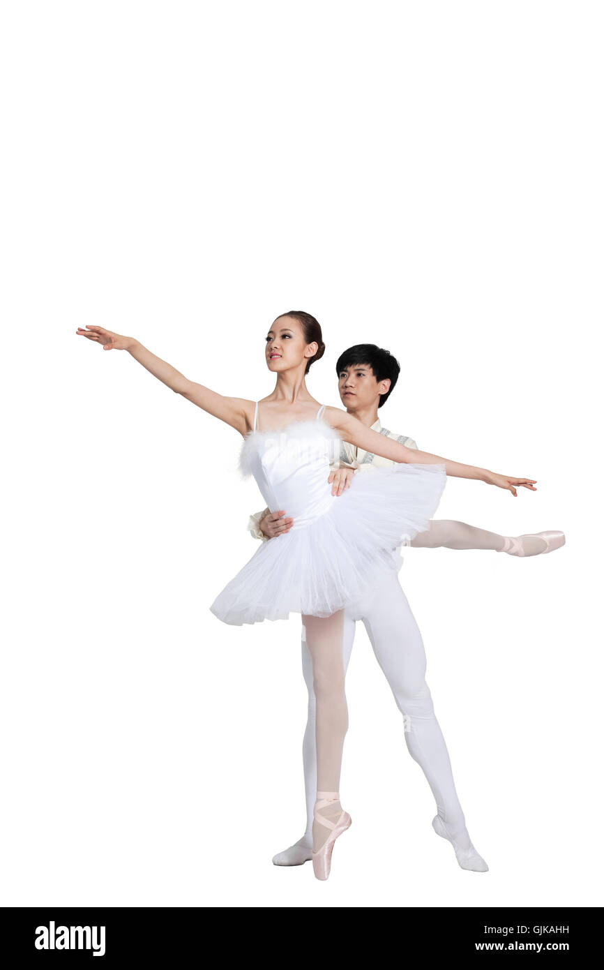 Double ballet studio shot Stock Photo - Alamy