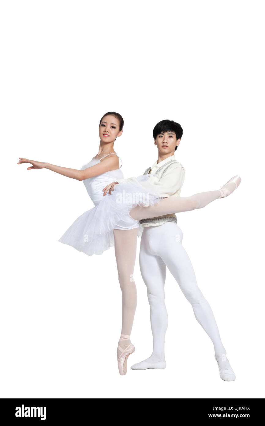 Double ballet studio shot hi-res stock photography and images - Alamy