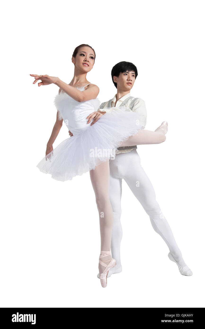 Double ballet studio shot hi-res stock photography and images - Alamy